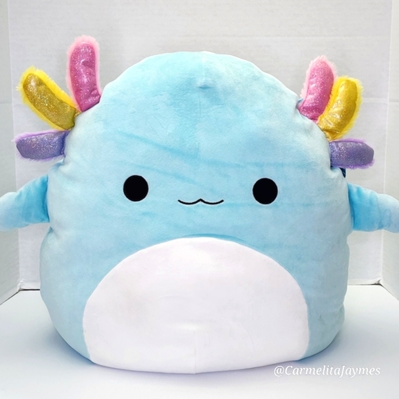 Squishmallows | Toys | Irina 6 Og Htf Baby Blue Pastel Axolotl Glitter ...